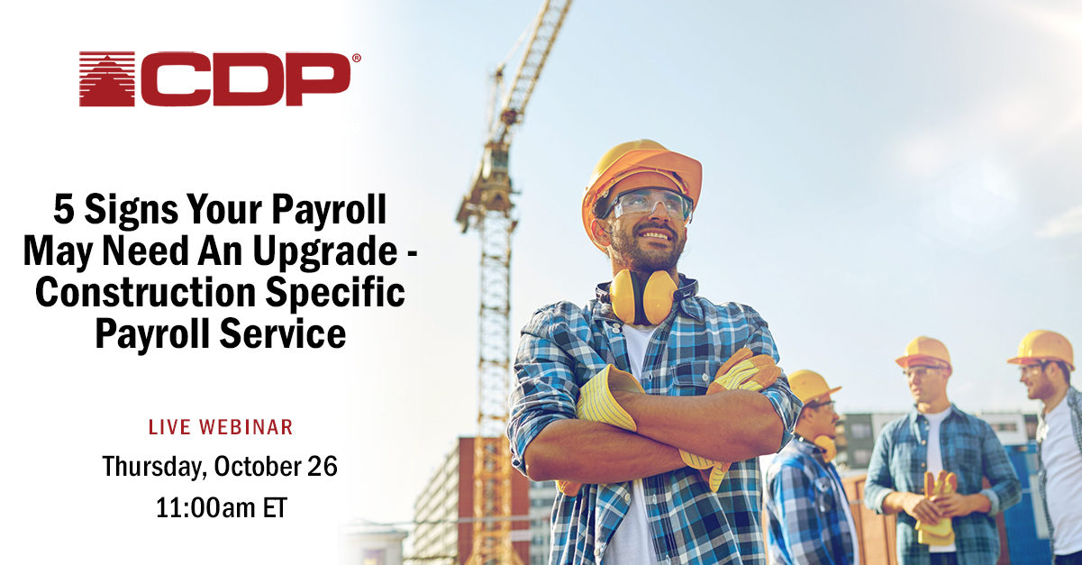 5 Signs Your Payroll May Need An Upgrade | CDP Inc. - Project ...